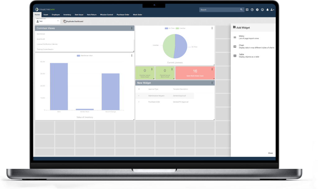 Configurable Dashboards | Collective Data